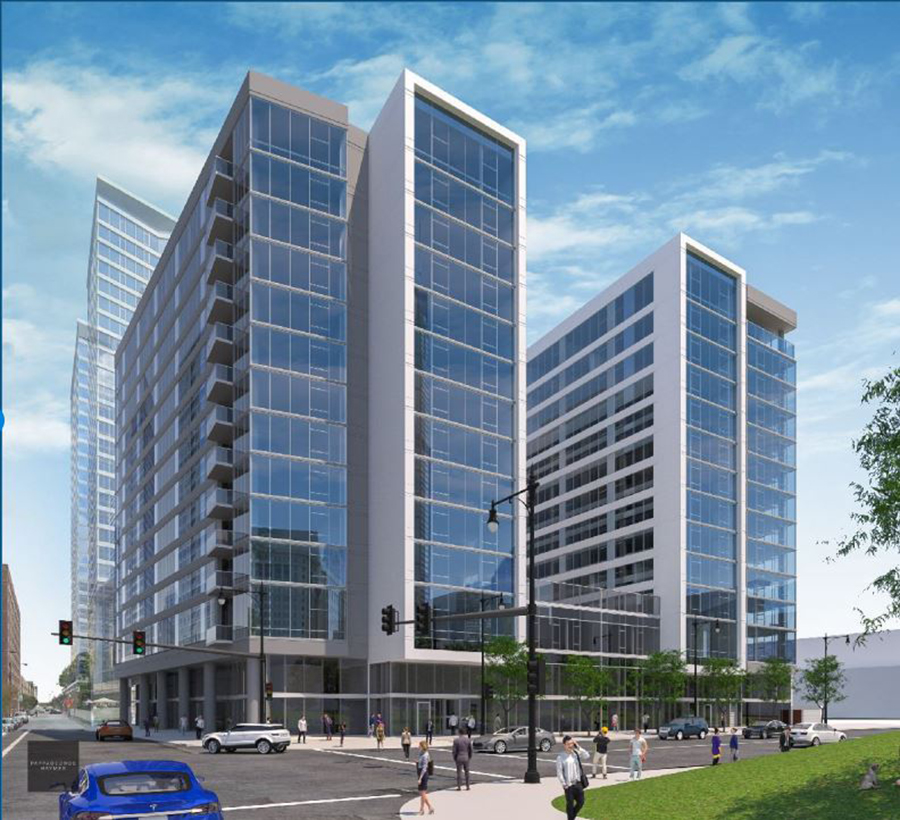 Walsh Construction to Build Two 14-Story Towers in Chicago’s South Loop