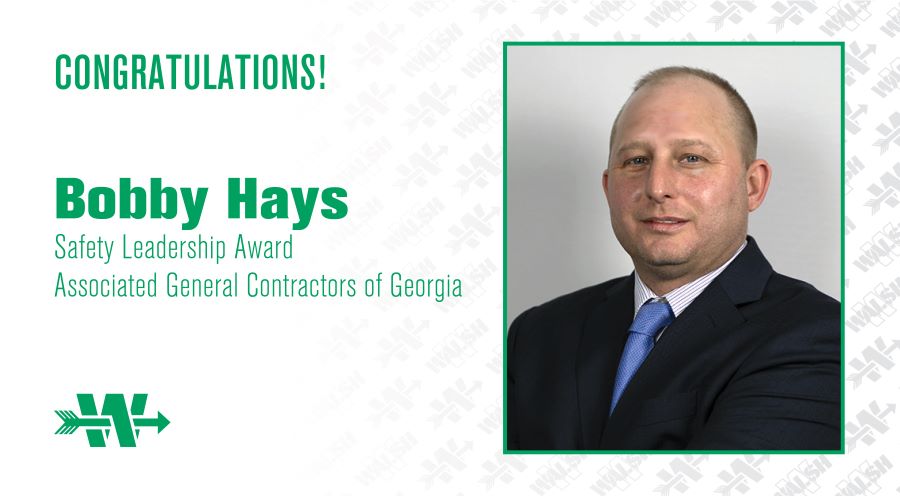Archer Western’s Bobby Hays honored with AGC Georgia Safety Leadership ...
